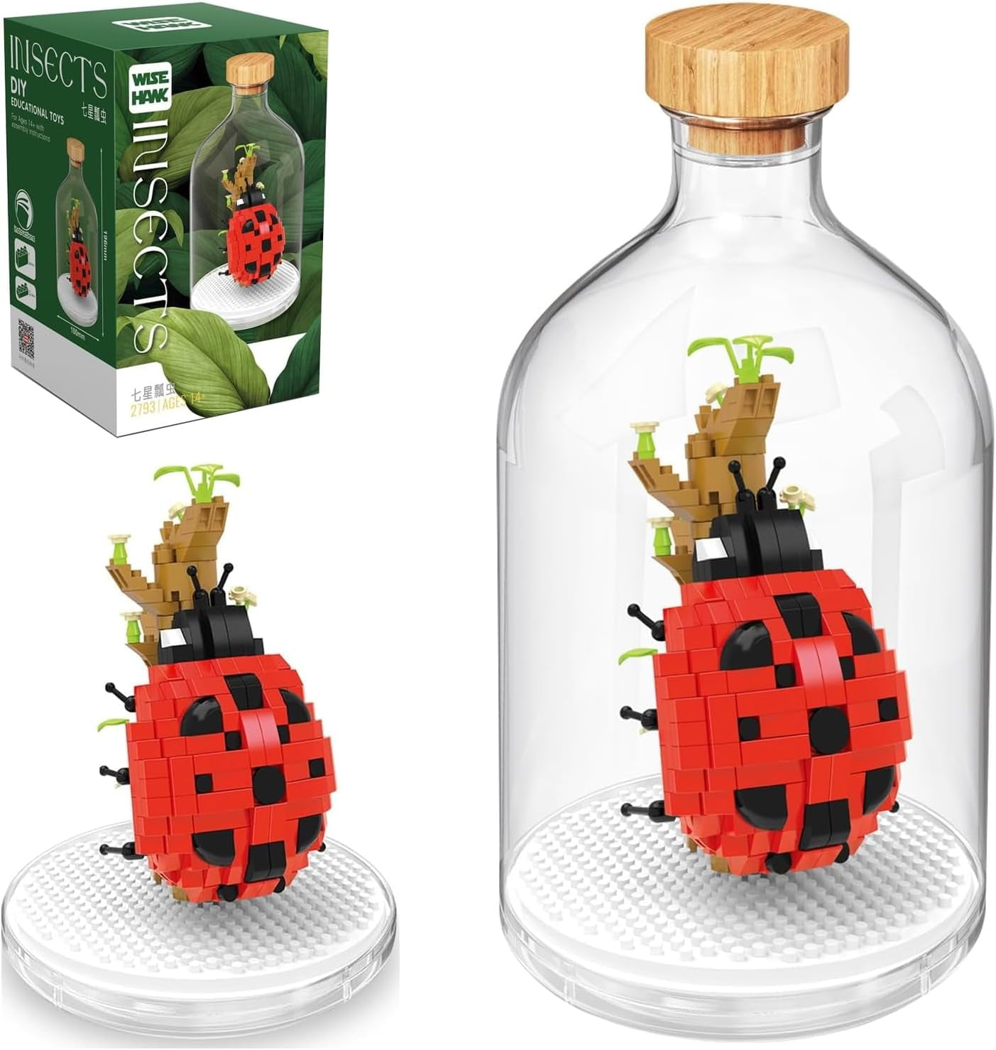 NAYIHOOP Ladybug Building Sets Bugs Animals Insects for Adults Not ...