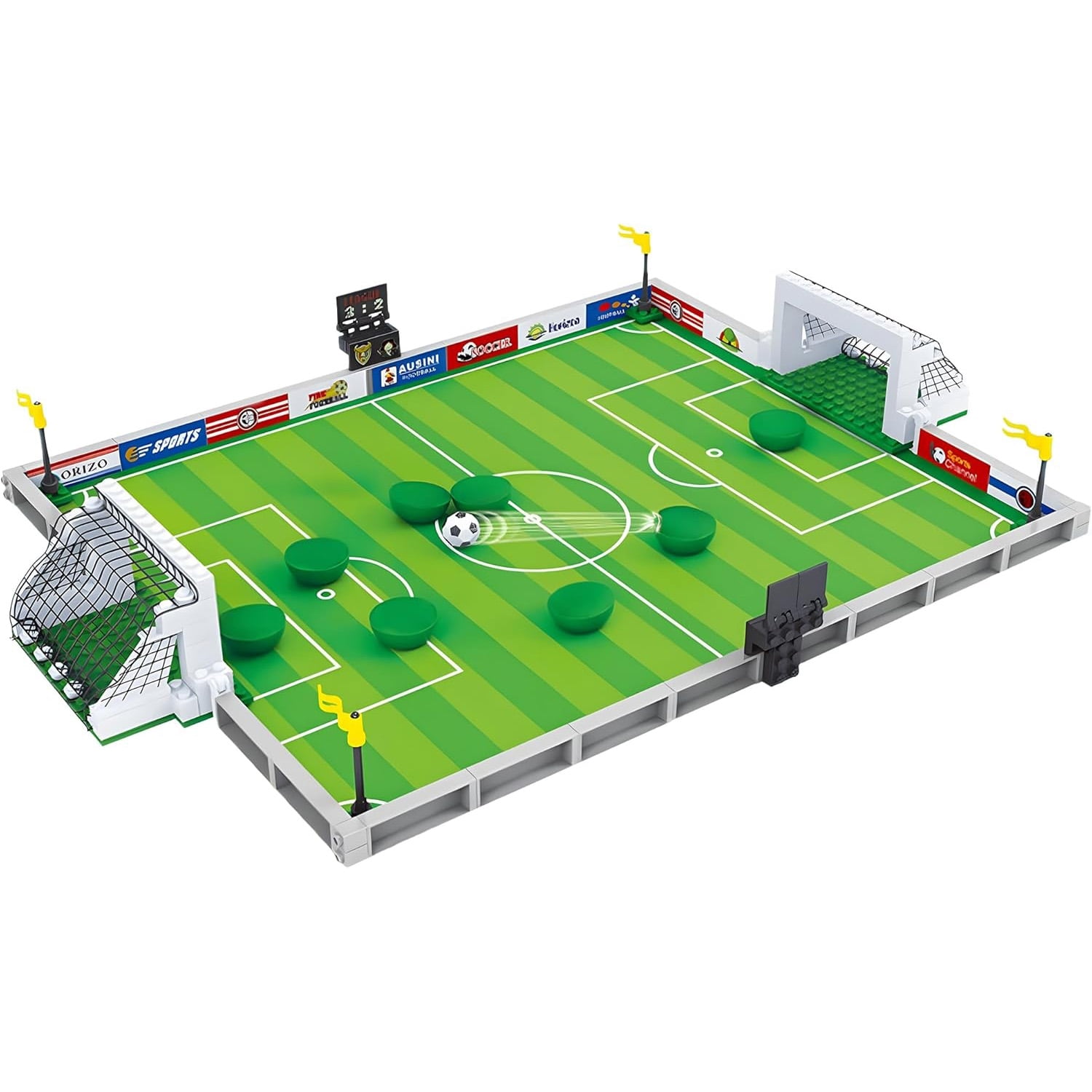 NAYIHOOP Soccer Stadium Building Sets Football Sports Board Game for ...
