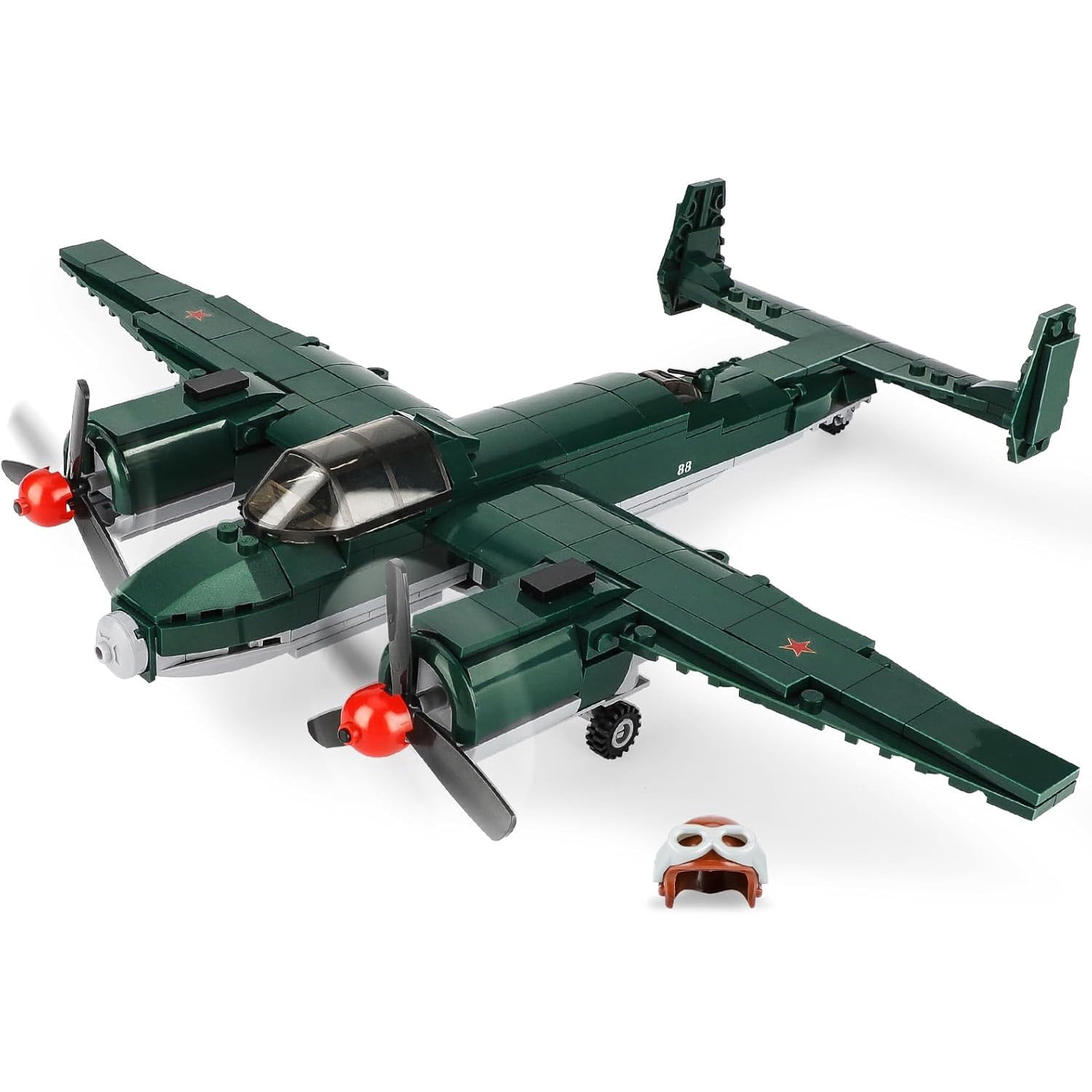 NAYIHOOP TU-2 Bomber Aircraft Building Sets ww2, Military Airplanes ...