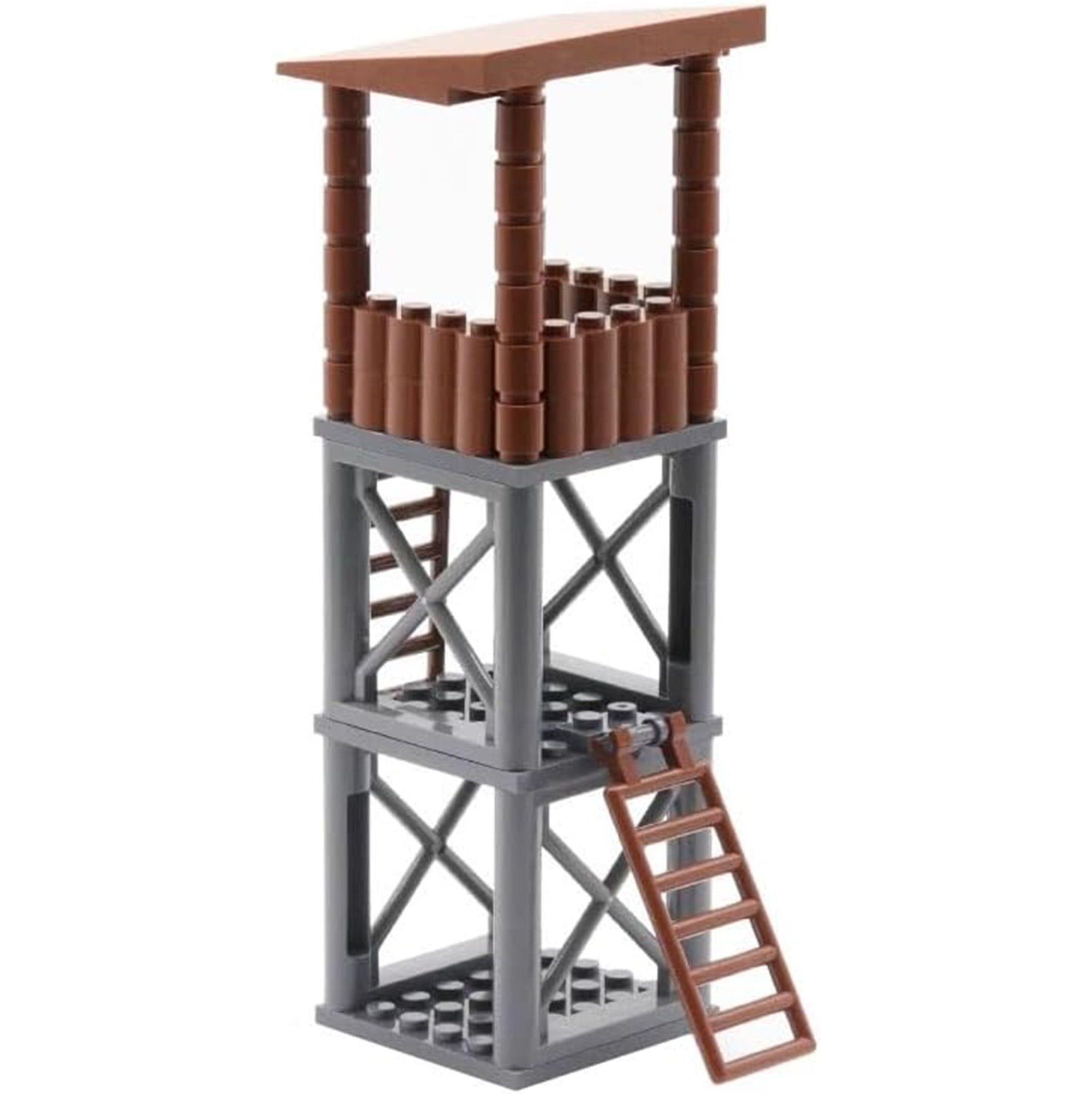 NAYIHOOP WW2 Military Watchtower Battle Scene 1 Building Sets for Boys ...