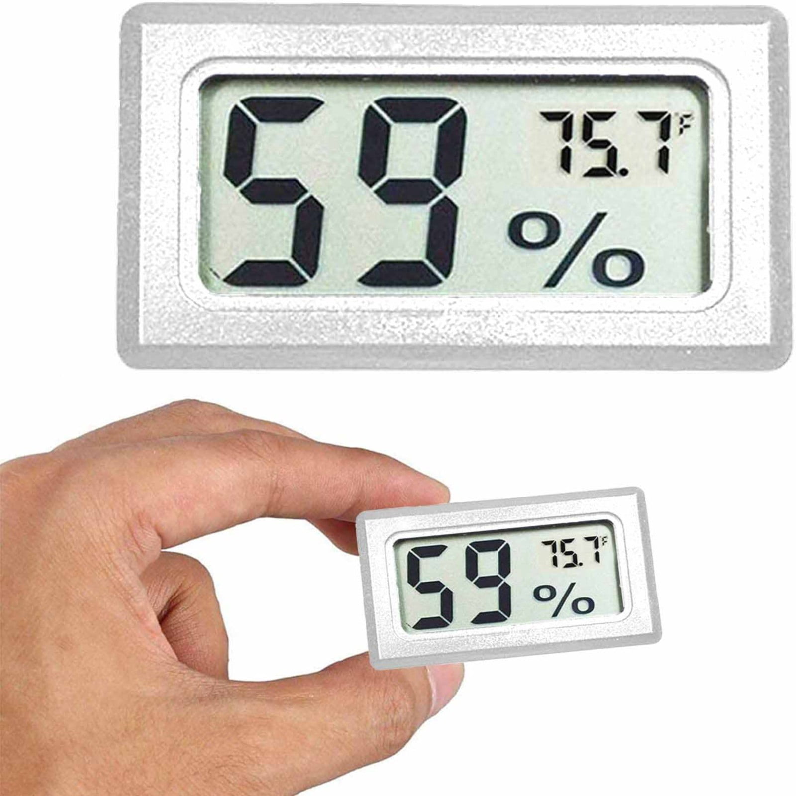 NAZISHW Hygrometer Digital Indoor Humidity Gauge With Temperature Meter ...