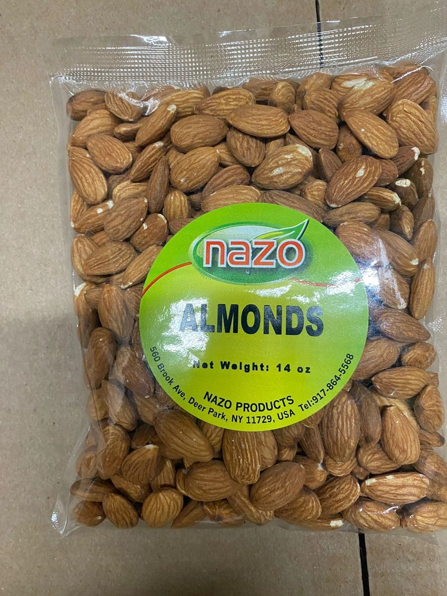 NAZO Almonds 14oz - Walmart.com