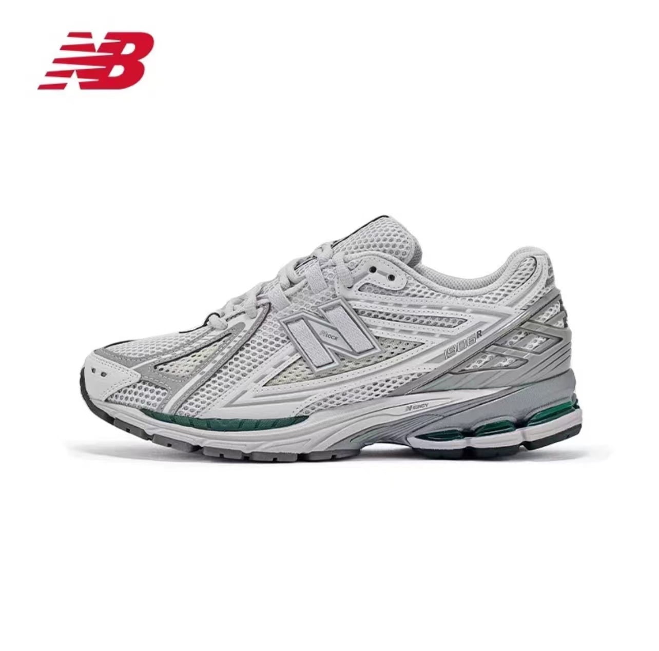 NB 1906 R series liquid silver retro casual dad shoes sports men and ...