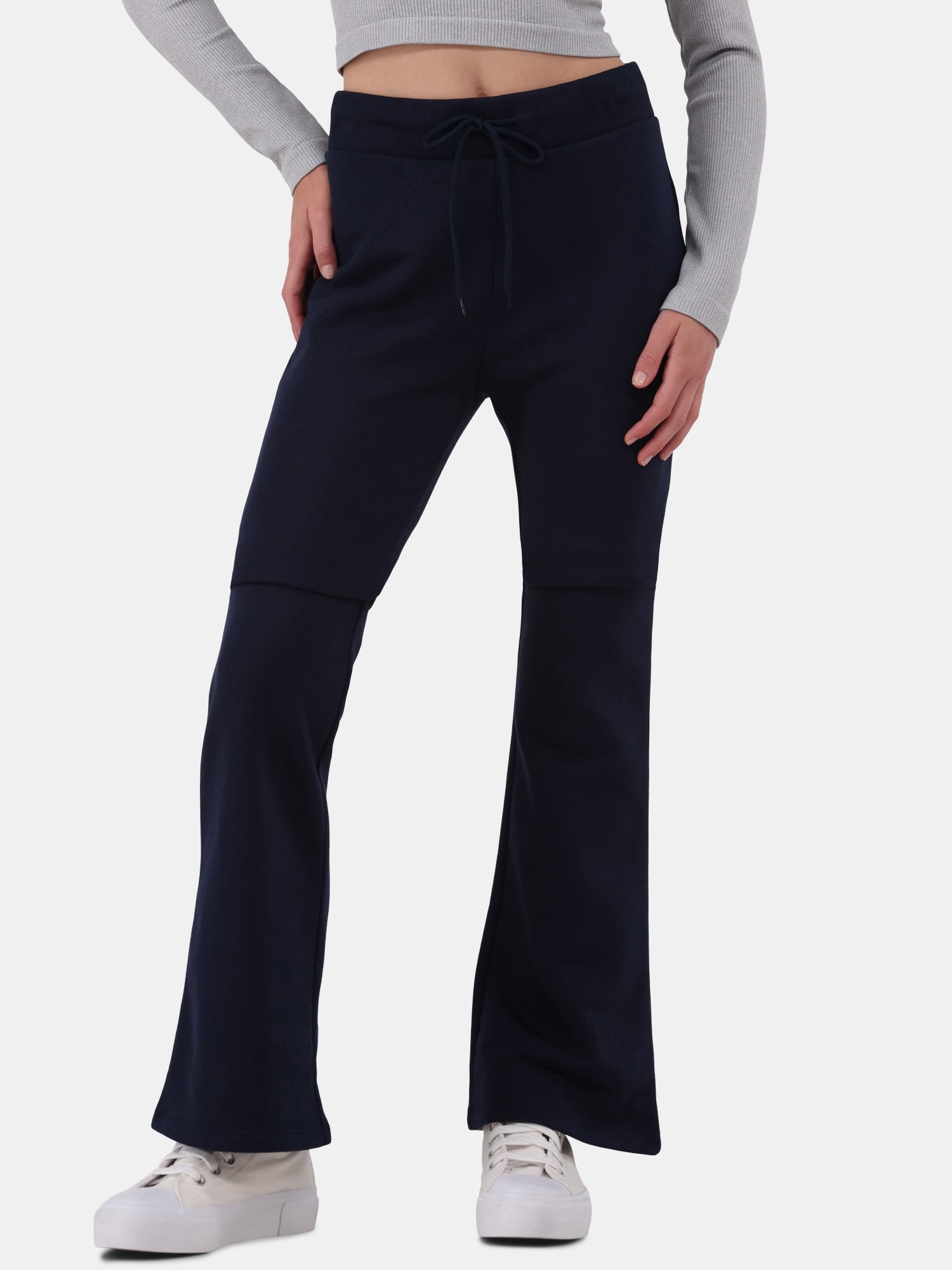 No Boundaries Fleece Flare Pants, 31.5” Inseam, Women’s and Women’s ...