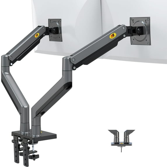 NB North Bayou Dual Monitor Arm Ultra Wide Full Motion Swivel Monitor ...