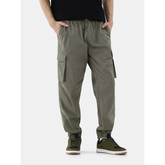 No Boundaries All Gender Ripstop Cargo Pants, Men's Sizes XS-3XL ...