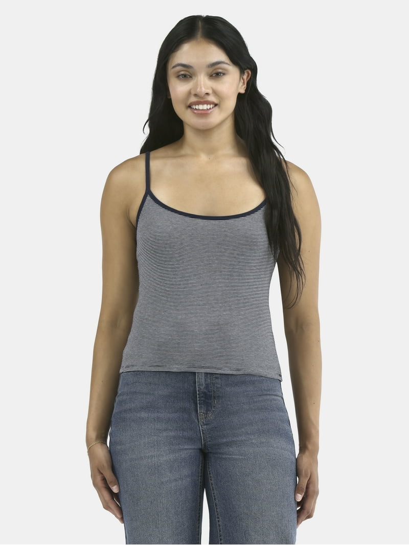 No Boundaries Scoop Cami, Women's - Walmart.com