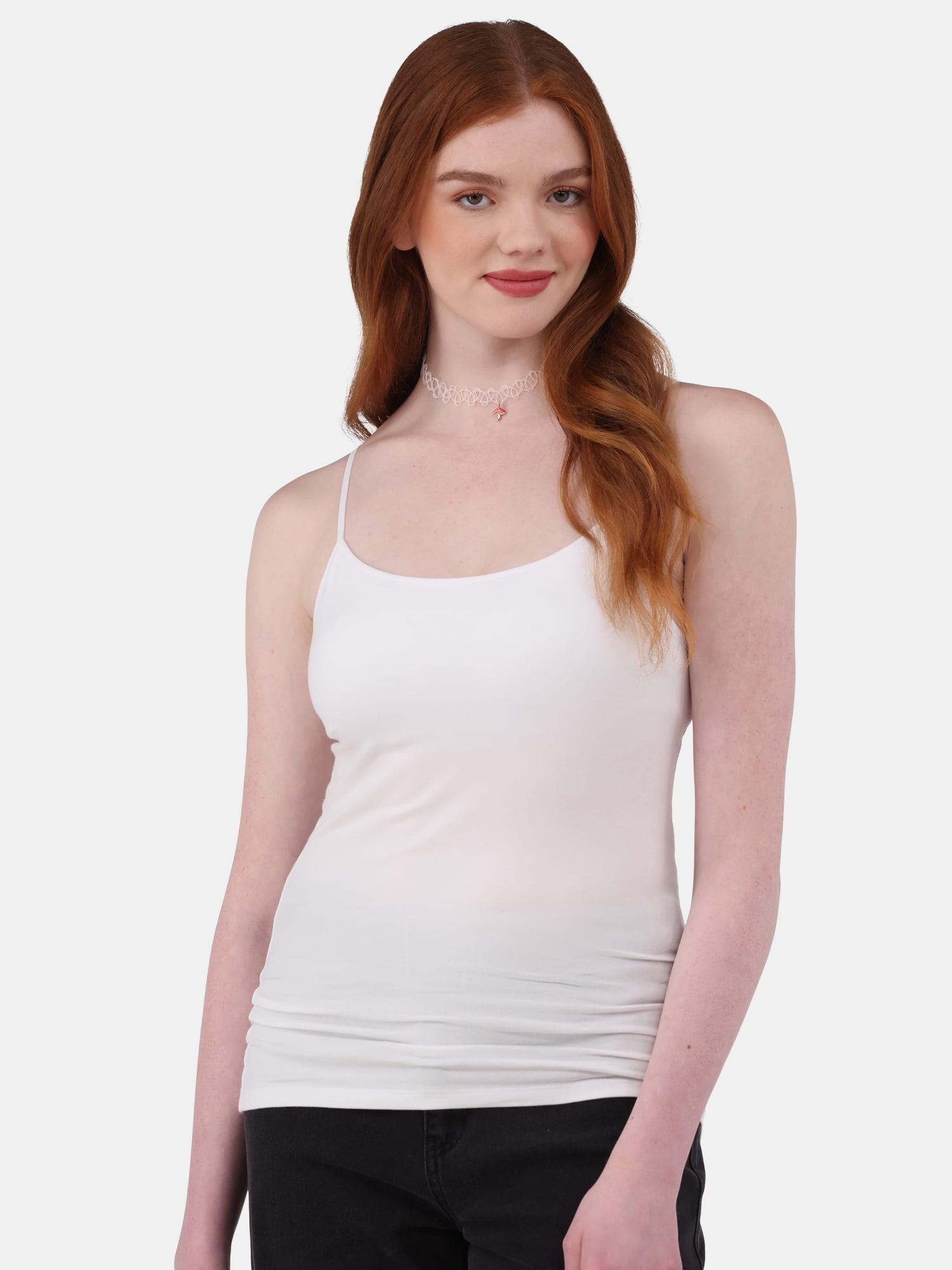 No Boundaries Juniors Shelf Bra Cami Top, Women's - Walmart.com