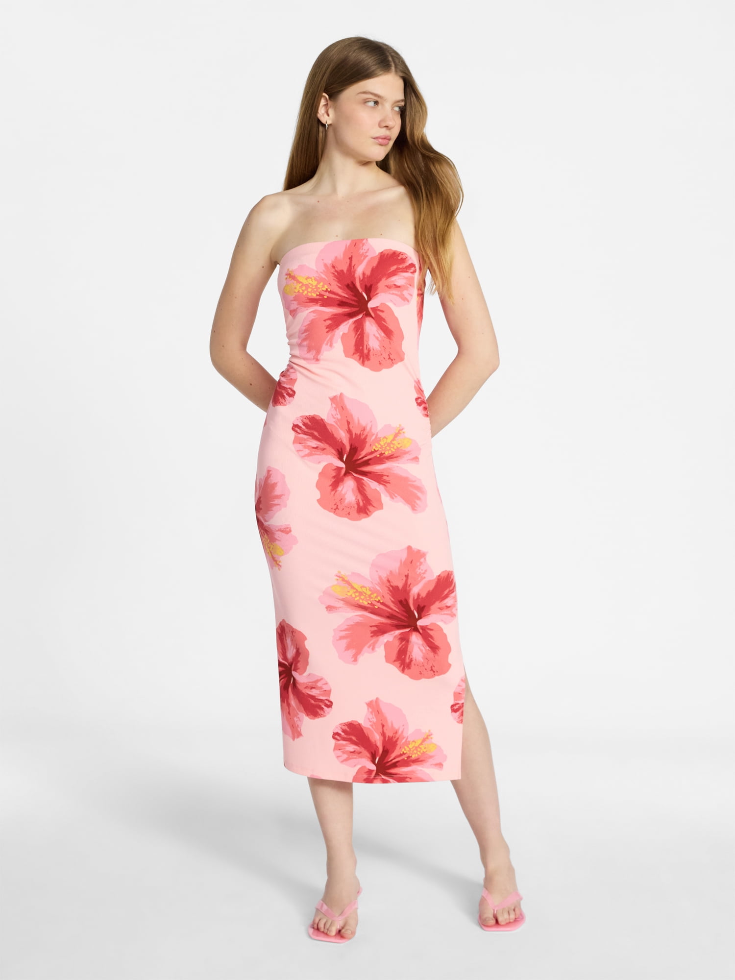 No Boundaries Tube Maxi Dress, Women's XXS-XXL - Walmart.com
