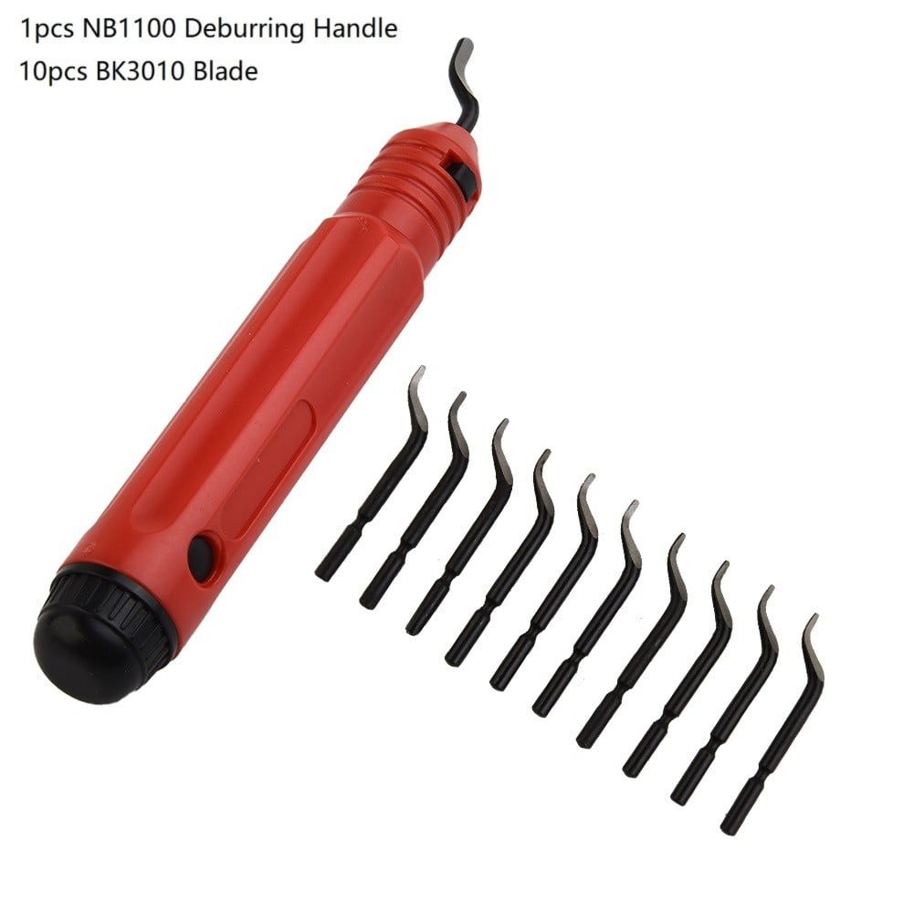 NB1100 Handle Burr Deburring Remover Cutting Tool with 10pcs Rotary ...