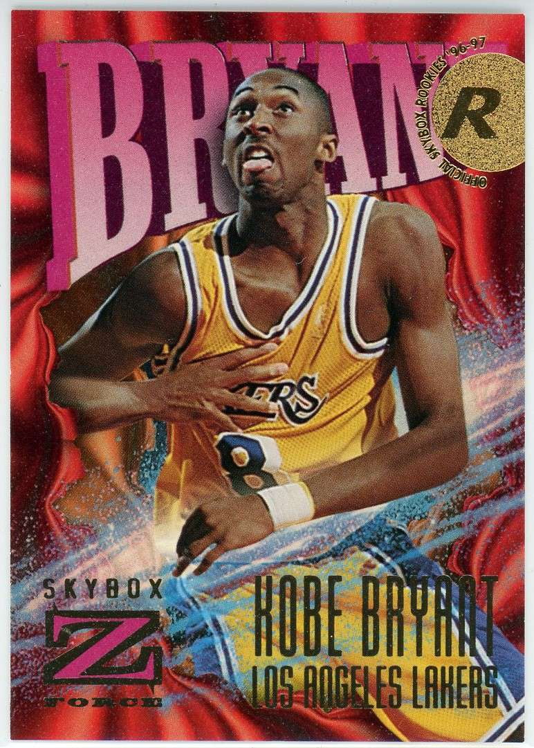 NBA 1996-97 Skybox Z-Force Kobe Bryant #142 (Rookie) - Walmart.com