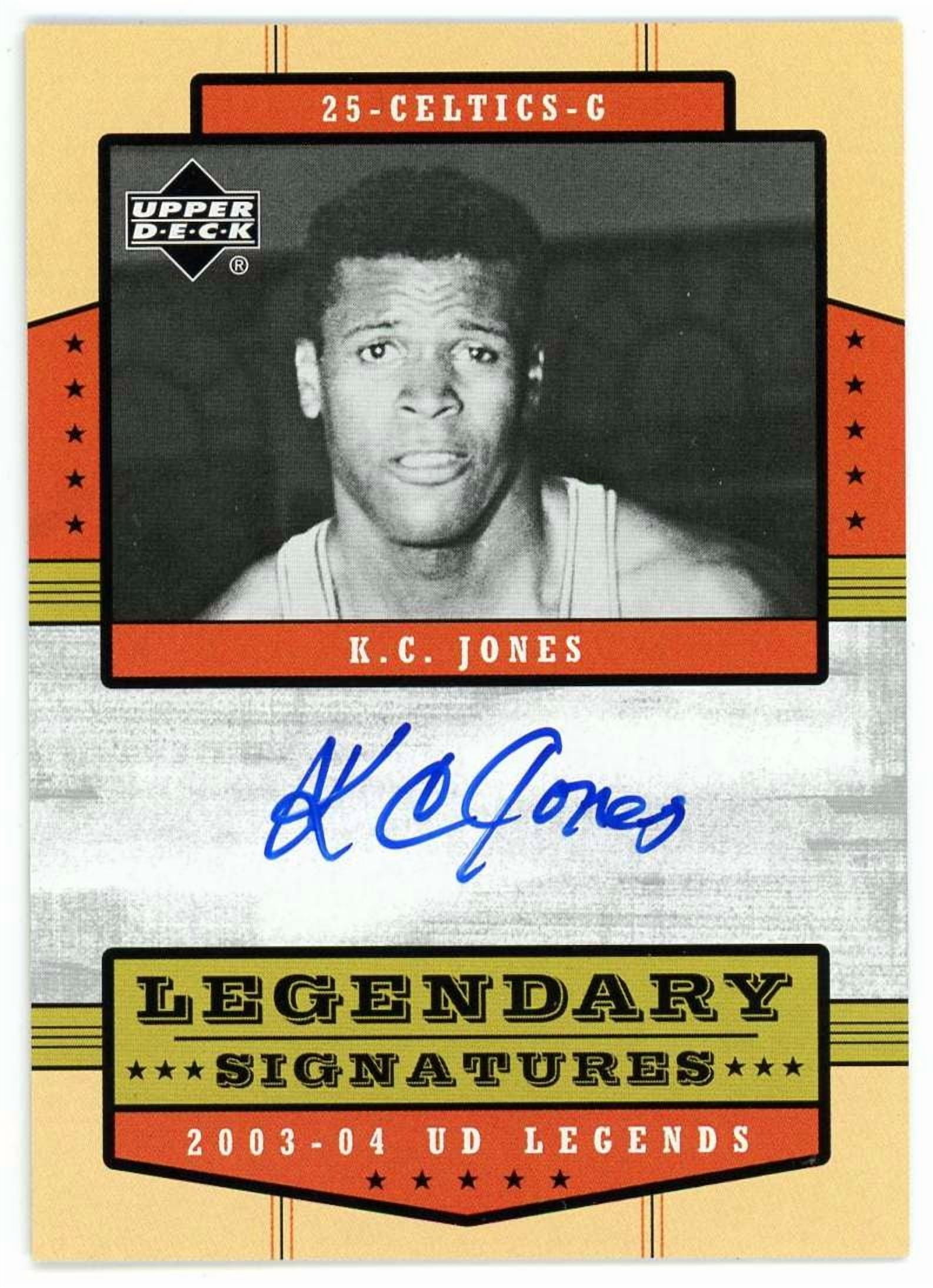 NBA 2003-04 UD Legends Legendary Signatures K.C. Jones LS-KC (Auto ...