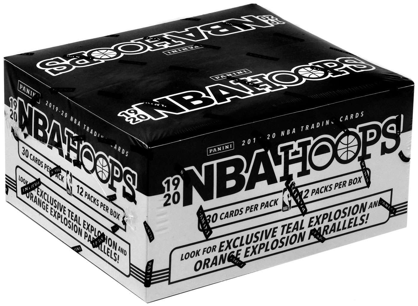 NBA 2019-20 Hoops Basketball Trading Card Fat Pack Box [12 Packs ...