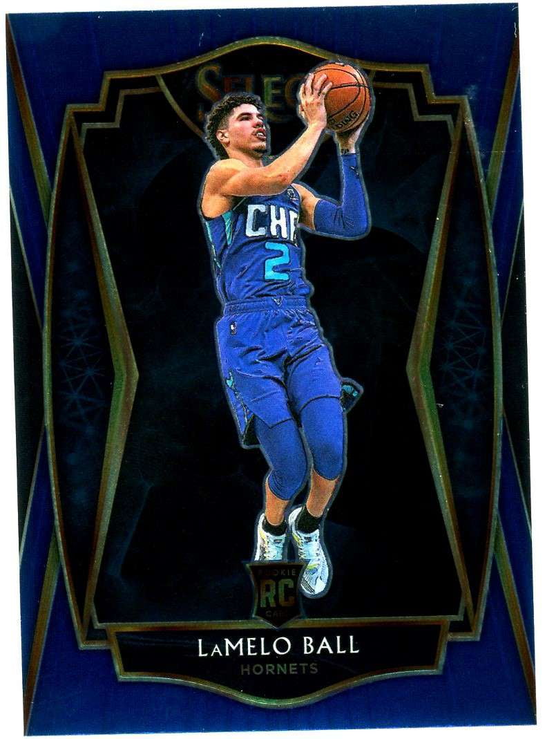 NBA 2020 Select Basketball Blue Concourse LaMelo Ball Rookie Single ...