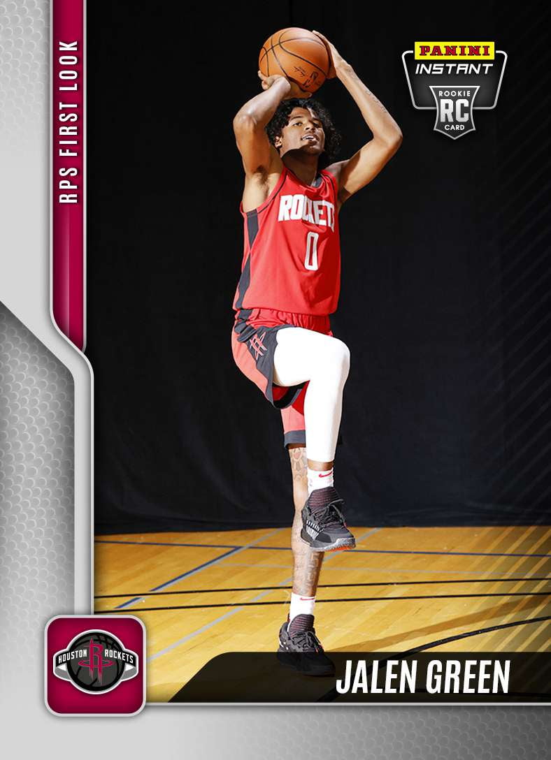 NBA 2021-22 Instant RPS First Look Basketball Jalen Green Trading Card ...