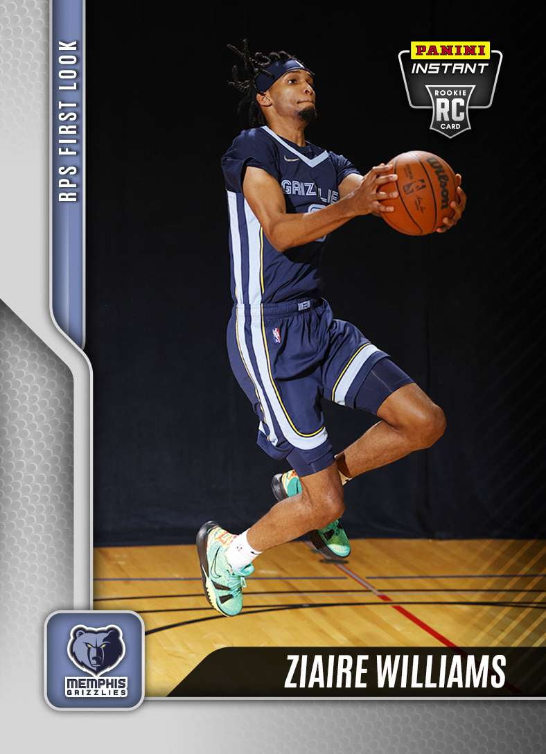 NBA 2021-22 Instant RPS First Look Basketball Zaire Williams Trading ...