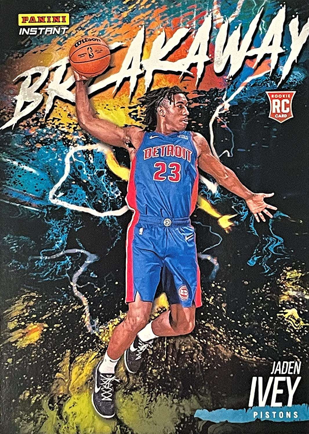 NBA 2022-23 Instant Breakaway Basketball Jaden Ivey Trading Card ...