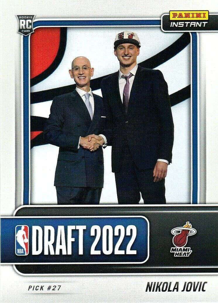 NBA 2022-23 Instant Draft Night Basketball Nikola Jovic Trading Card ...