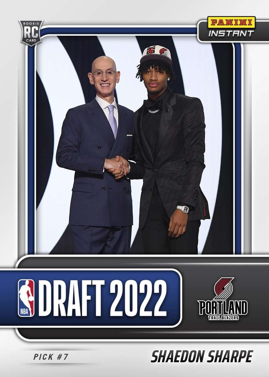 NBA 2022-23 Instant Draft Night Basketball Shaedon Sharpe Trading Card ...