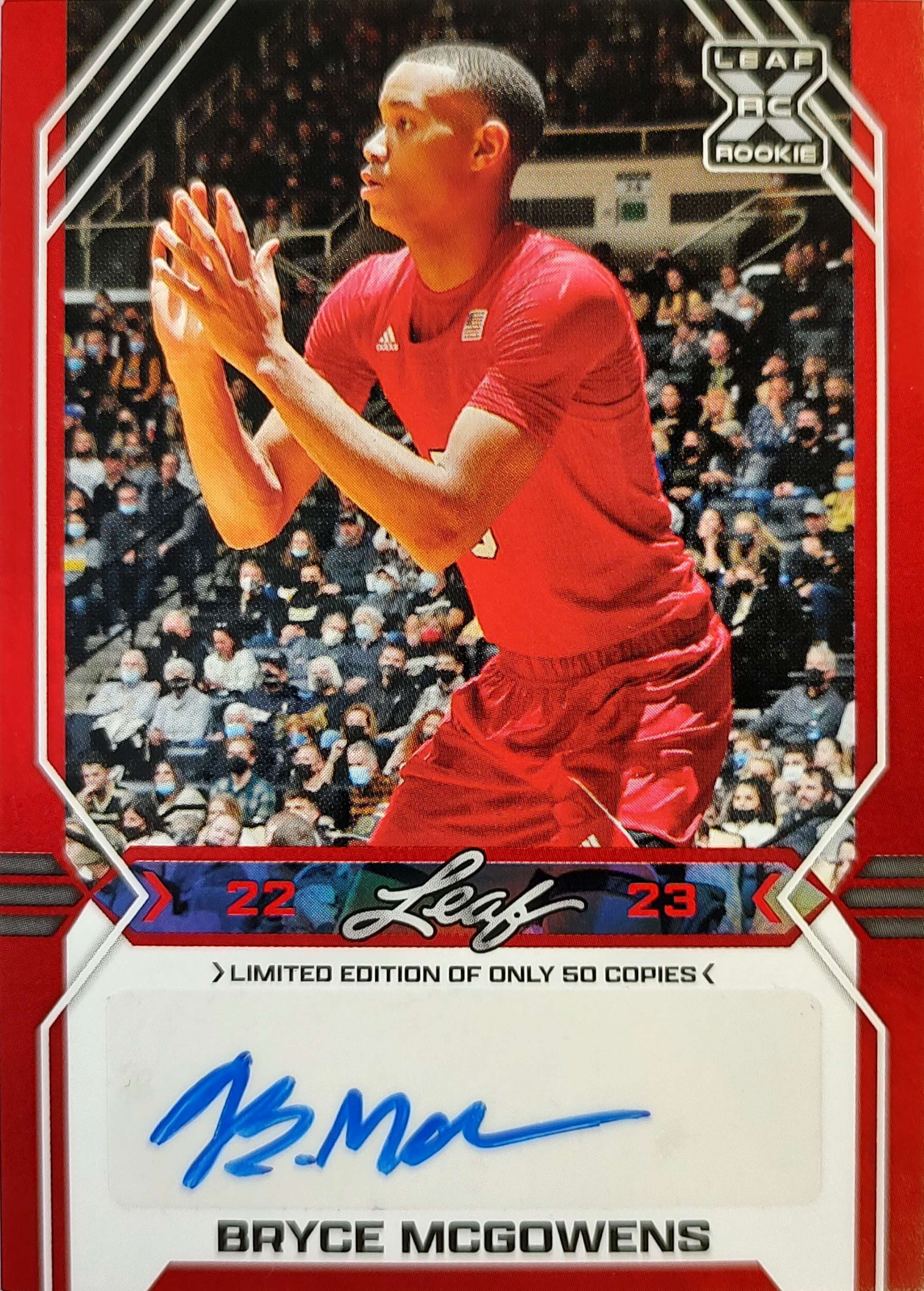 NBA 2022-23 Leaf Bryce McGowens /50 Trading Card BA-BM2 (Auto) - Walmart.com