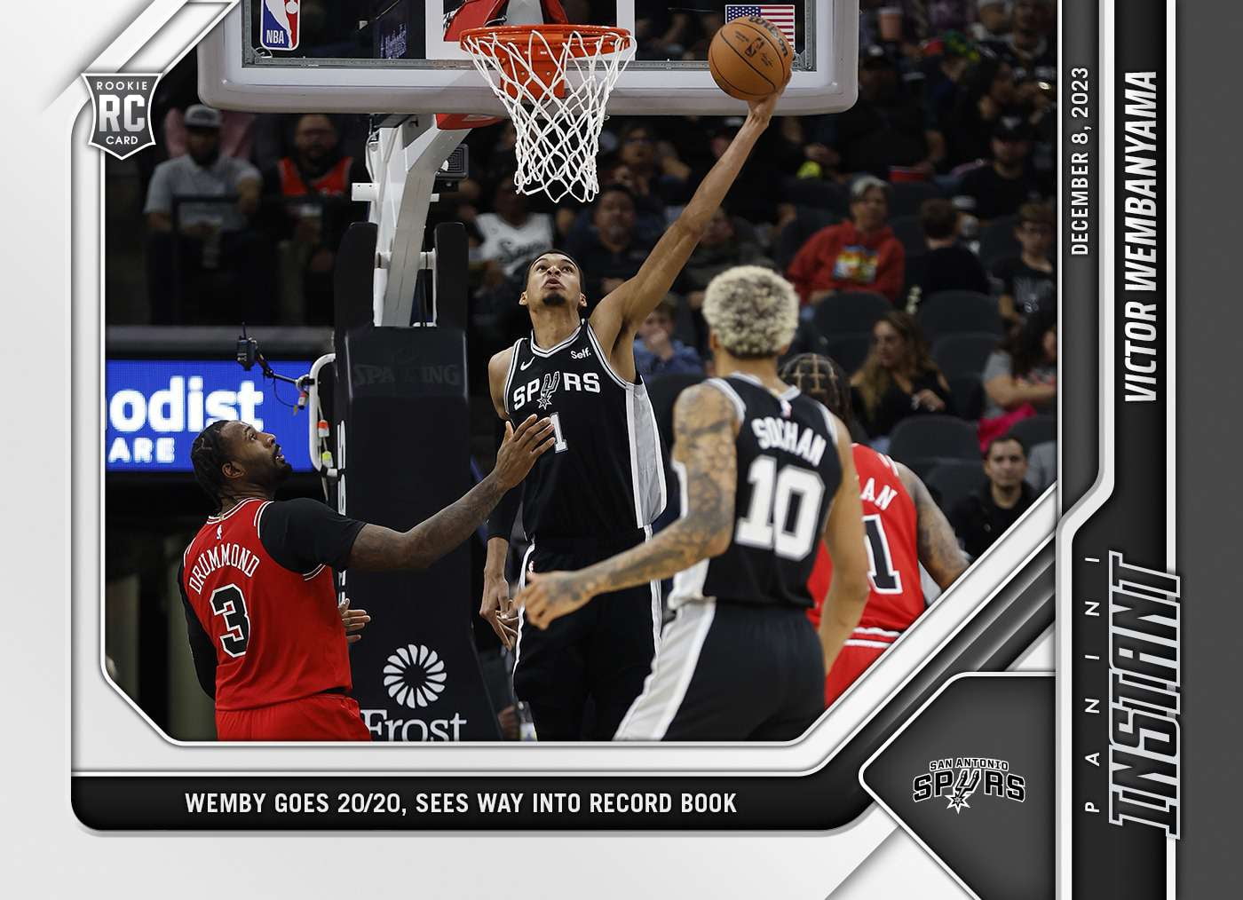 NBA 2023-24 Instant Basketball Victor Wembanyama #143 (Rookie, Wemby ...