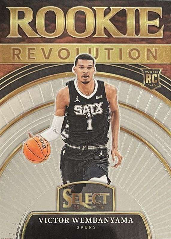 NBA 2023-24 Panini Select Rookie Revolution Victor Wembanyama #9 ...
