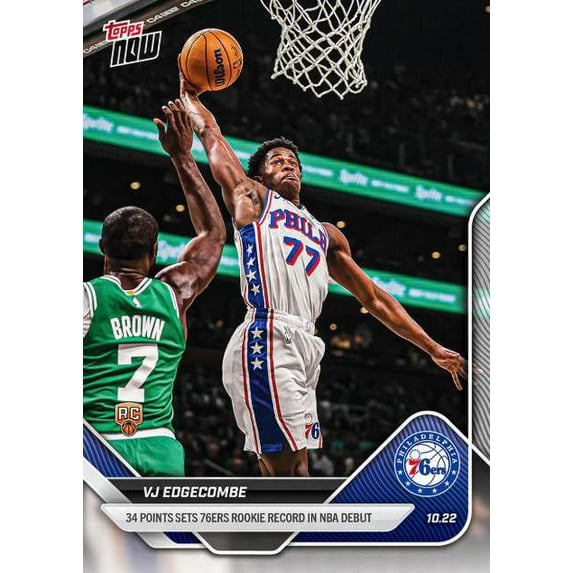 NBA 2025-26 NOW Basketball VJ Edgecombe #11 [Rookie] - Walmart.com