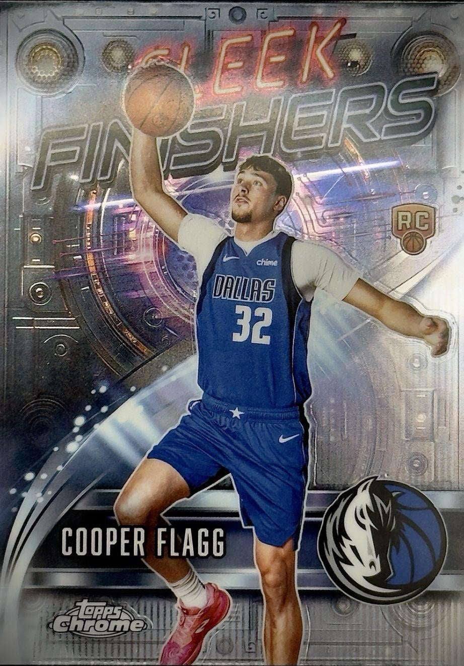 NBA 2025-26 Topps Chrome Sleek Finishers Cooper Flagg SF-21 [Rookie ...