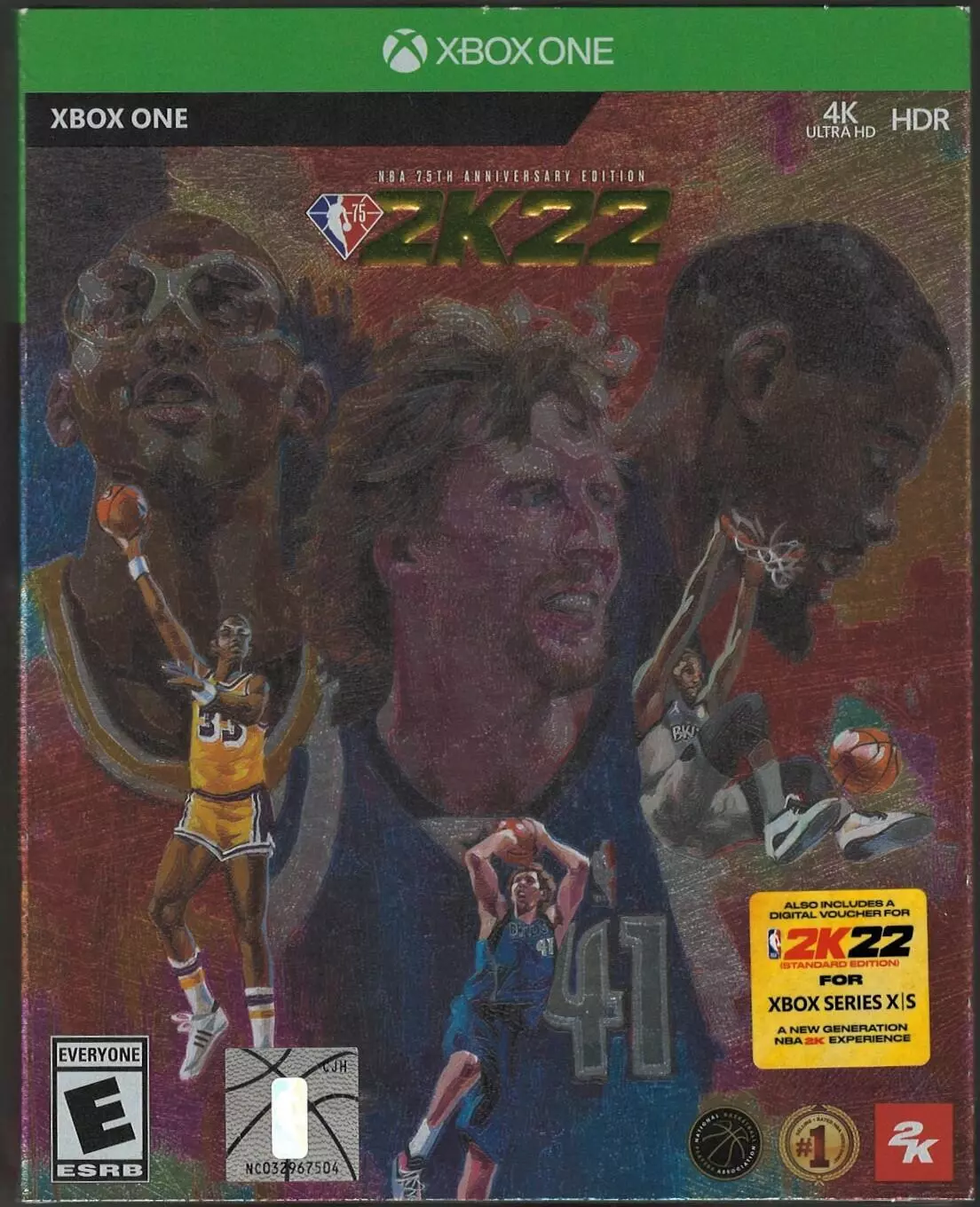 NBA 2K22 75th Anniversary Edition Xbox One (Brand New Factory Sealed US ...