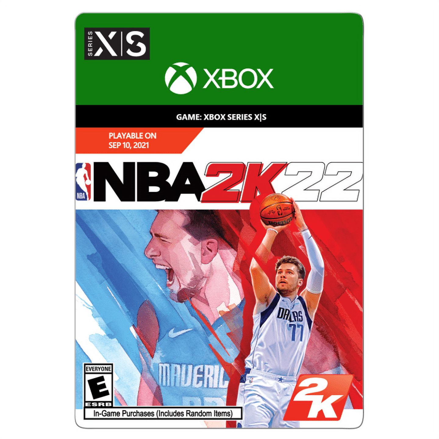 NBA 2K22 - XBox [Digital] - Walmart.com
