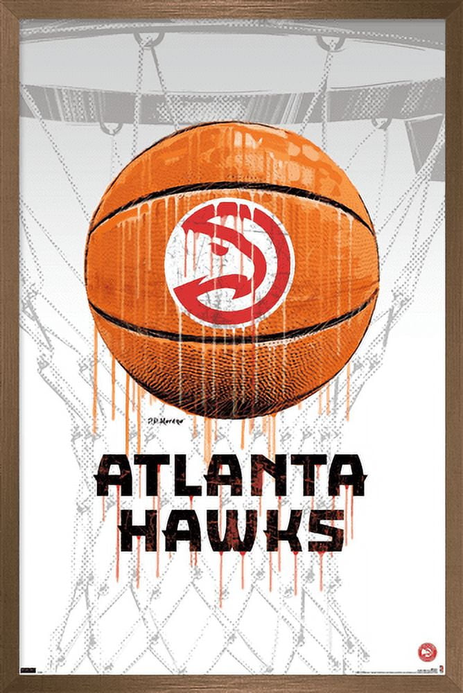 NBA Atlanta Hawks - Drip Basketball 21 Wall Poster, 14.725" x 22.375 ...