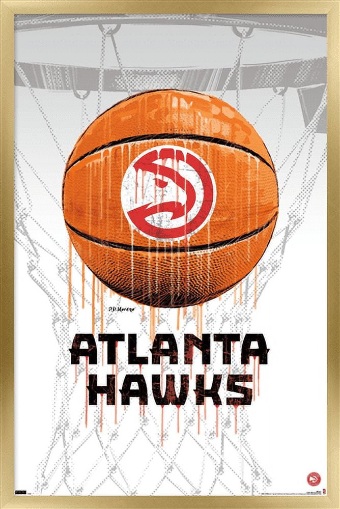 NBA Atlanta Hawks - Drip Basketball 21 Wall Poster, 22.375" x 34 ...