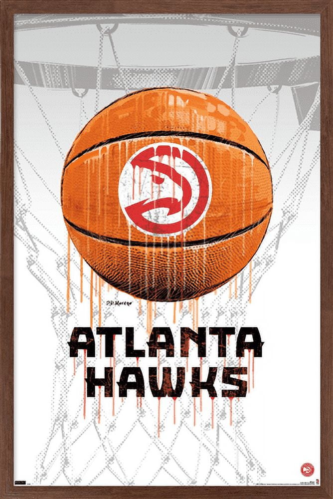 NBA Atlanta Hawks - Drip Basketball 21 Wall Poster, 22.375" x 34 ...