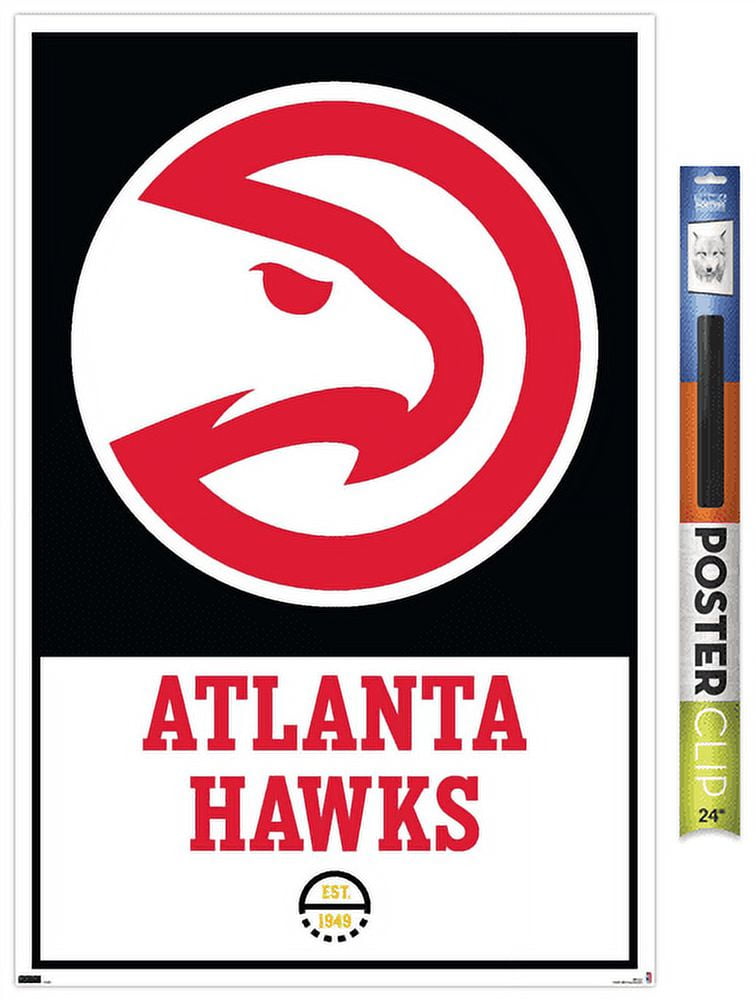 NBA Atlanta Hawks - Logo 21 Wall Poster, 22.375" x 34" - Walmart.com