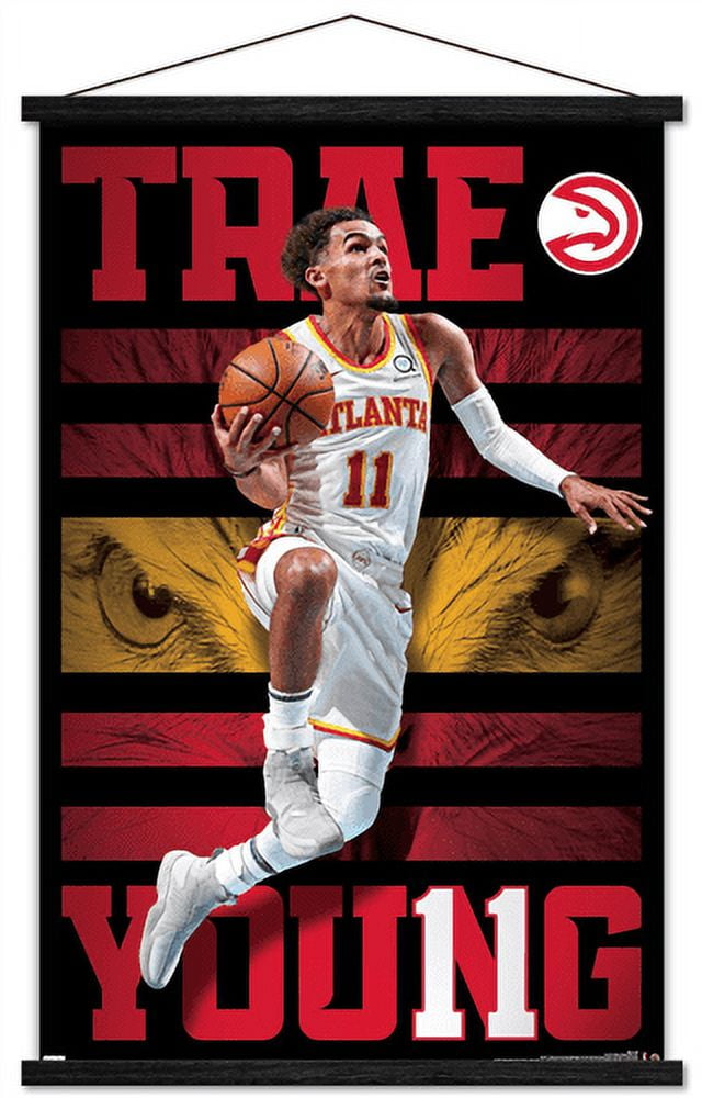 NBA Atlanta Hawks - Trae Young 20 Wall Poster with Magnetic Frame, 22. ...