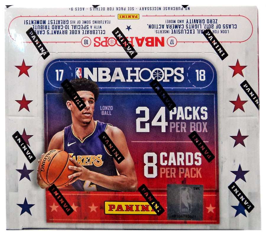 NBA Basketball 2017-18 NBA Hoops Trading Card RETAIL Box (24 Packs ...