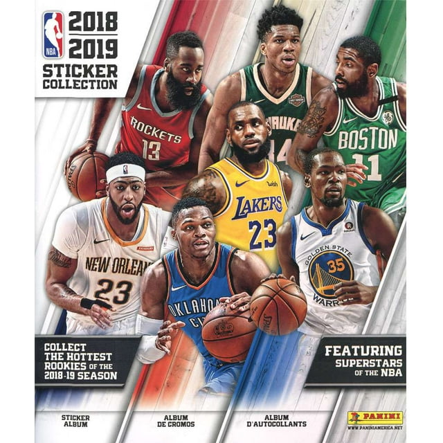 NBA Basketball 2018-19 Sticker Collection Album - Walmart Business Supplies