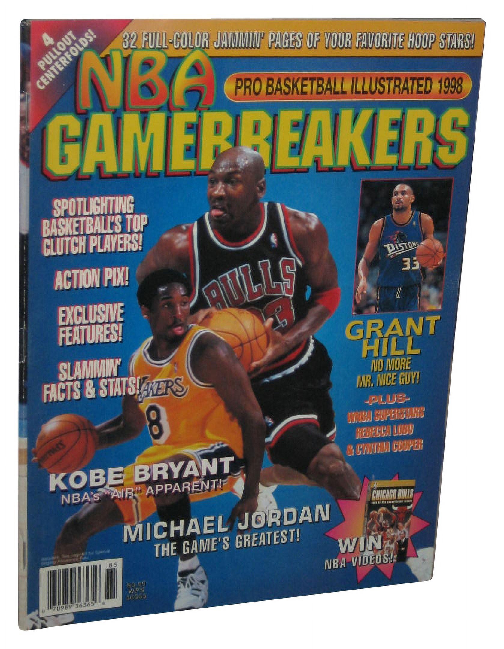 NBA Basketball Gamebreakers Illustrated 1998 Michael Jordan Magazine ...