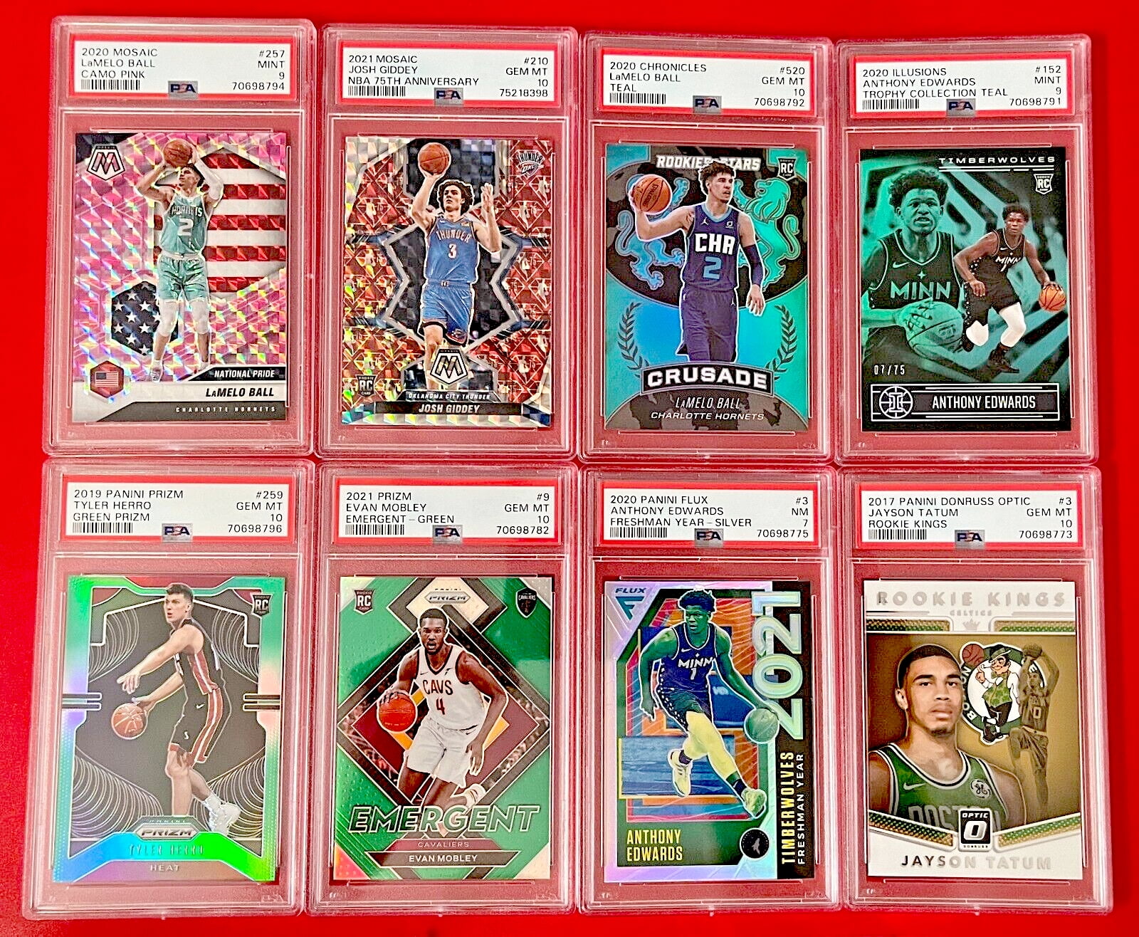 NBA Basketball Hot Packs - 20 Cards with 10 Rookies - Autos, Mem, 1/1 ...