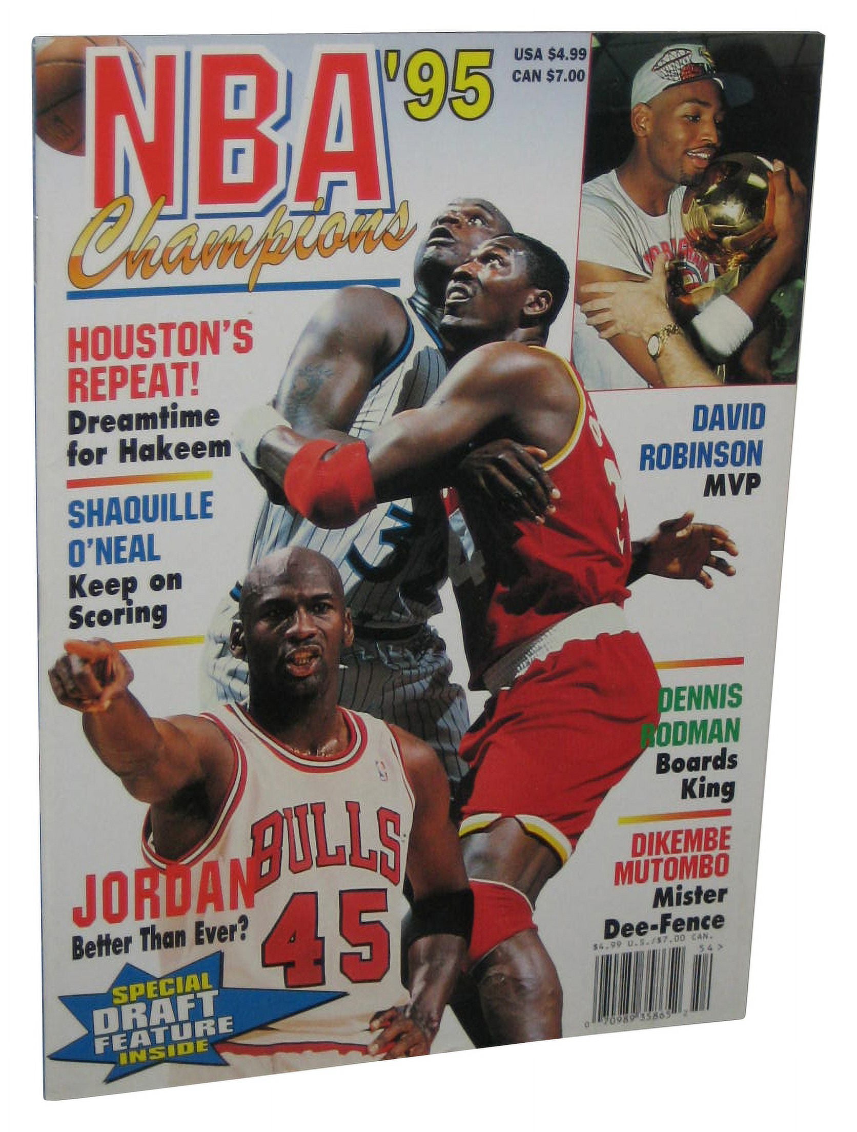 NBA Basketball Michael Jordan '95 Champions Magazine Book - Walmart.com