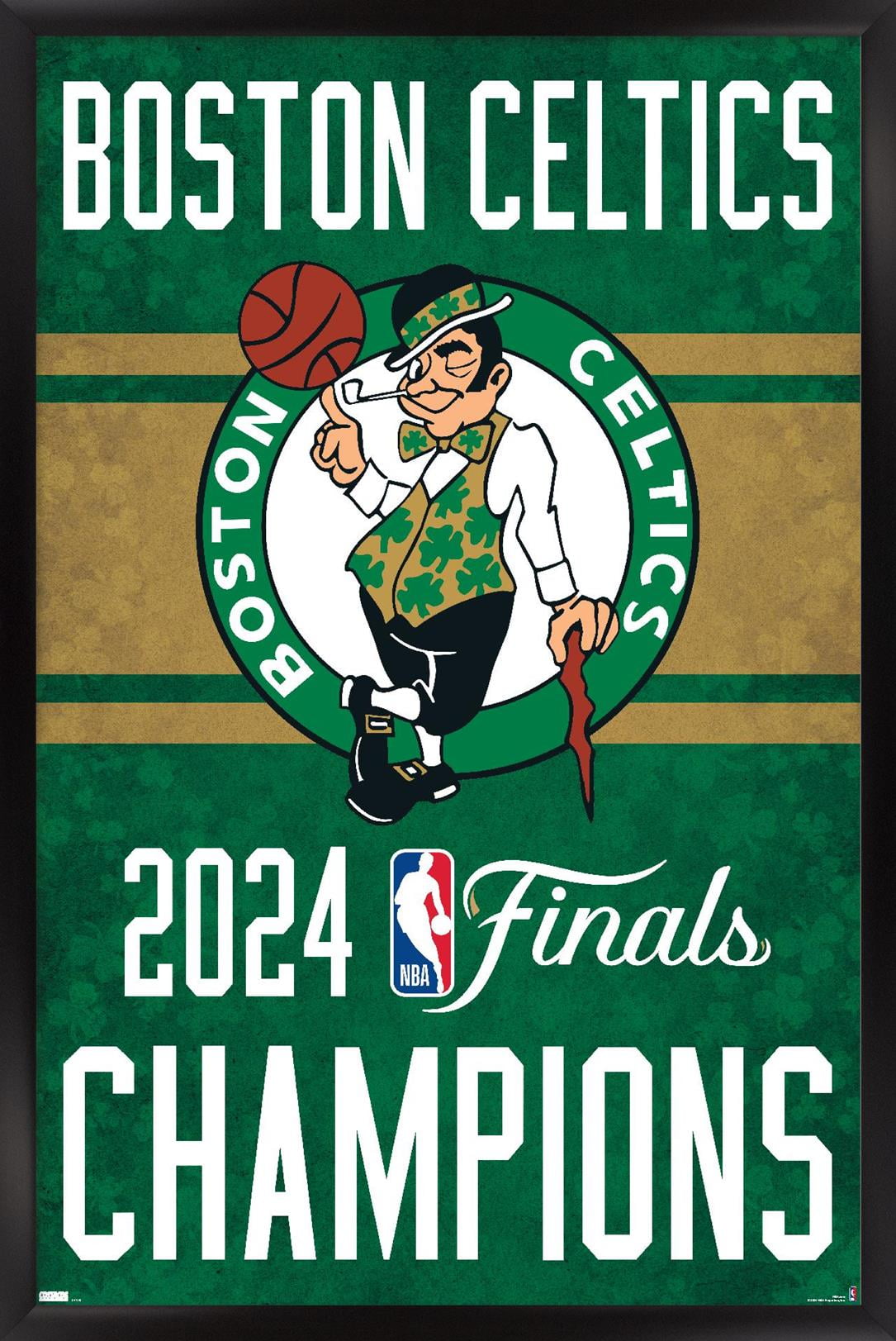 NBA Boston Celtics - 2024 NBA Finals Team Logo Wall Poster, 22.375" x ...