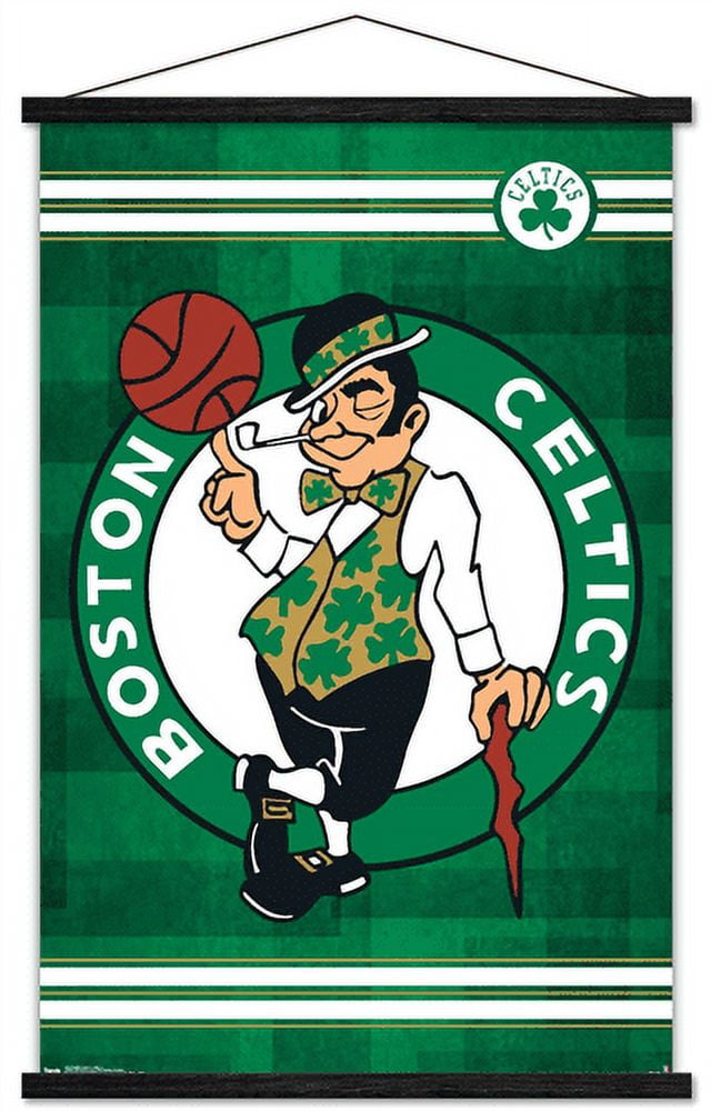 NBA Boston Celtics - Logo 14 Wall Poster with Magnetic Frame, 22.375" x ...