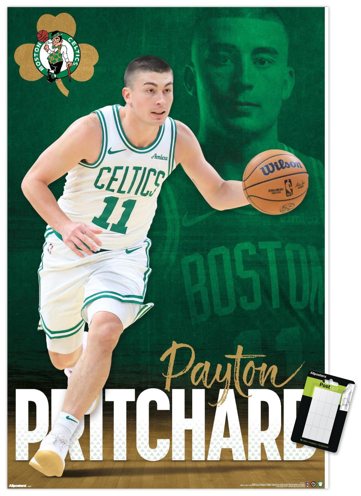 NBA Boston Celtics - Payton Pritchard 25 Wall Poster, 22.375" x 34 ...