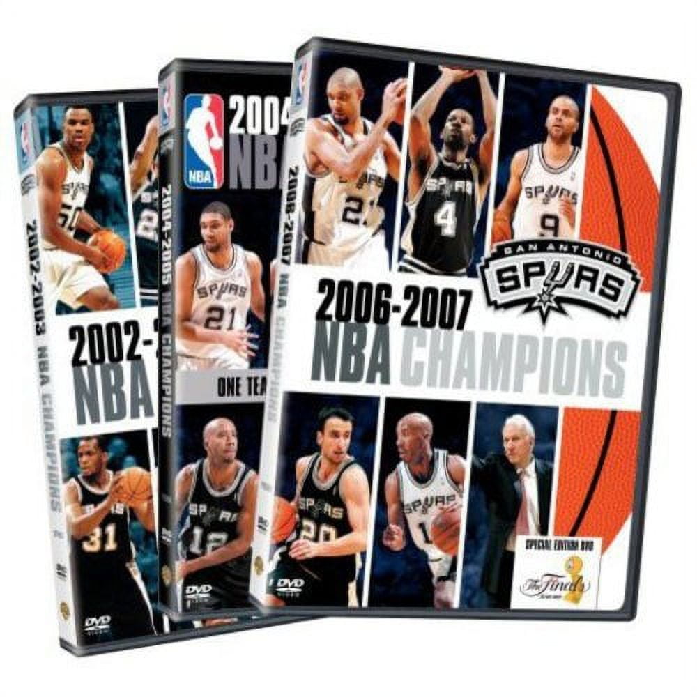 NBA Champions 2002 - 2007: San Antonio Spurs (3-Pack) [DVD] - Walmart.com