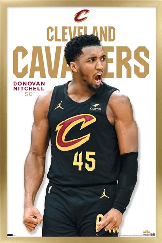 NBA Cleveland Cavaliers - Donovan Mitchell Feature Series 23 Wall ...
