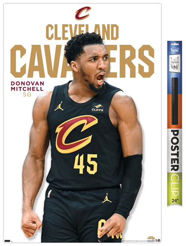 NBA Cleveland Cavaliers - Donovan Mitchell Feature Series 23 Wall ...