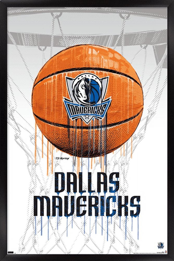 NBA Dallas Mavericks - Drip Basketball 21 Wall Poster, 14.725" x 22.375 ...