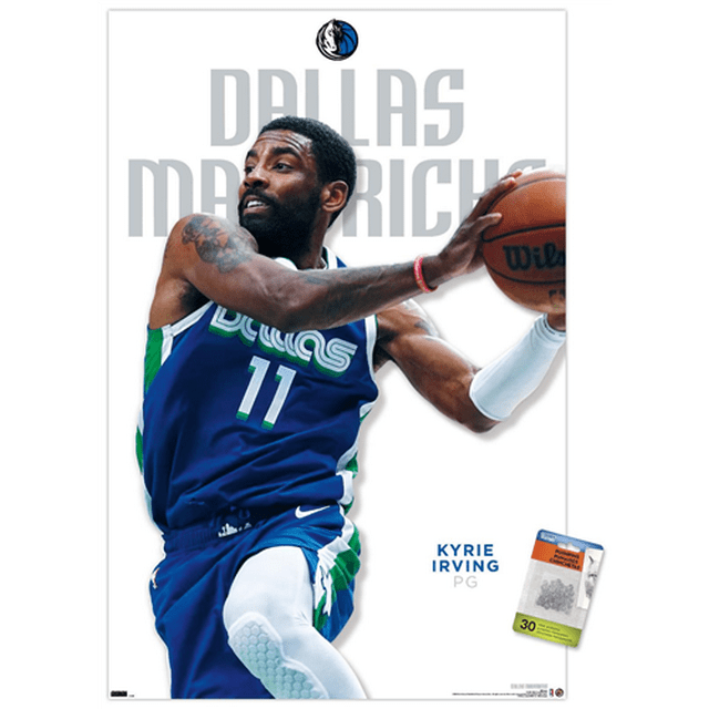 NBA Dallas Mavericks - Kyrie Irving Feature Series 23 Wall Poster with ...