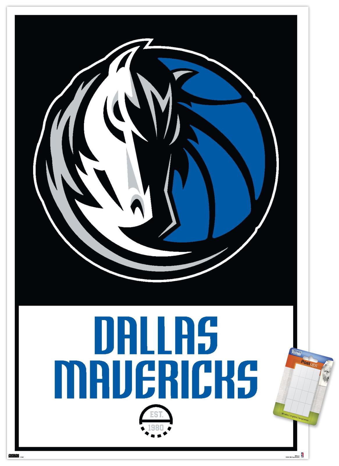 NBA Dallas Mavericks - Logo 21 Wall Poster, 22.375" x 34" - Walmart.com