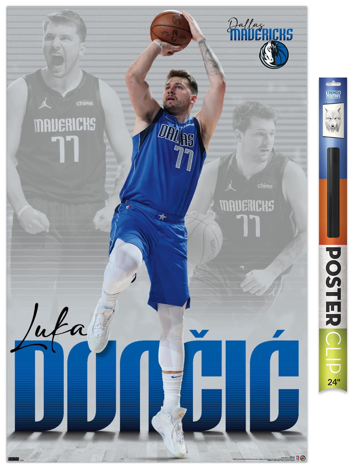 NBA Dallas Mavericks - Luka Doncic 22 Wall Poster, 22.375" x 34 ...